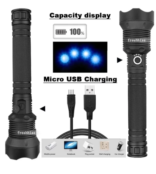 LED Flashlight - Rechargeable Flashlight – Easy Genius Solutions